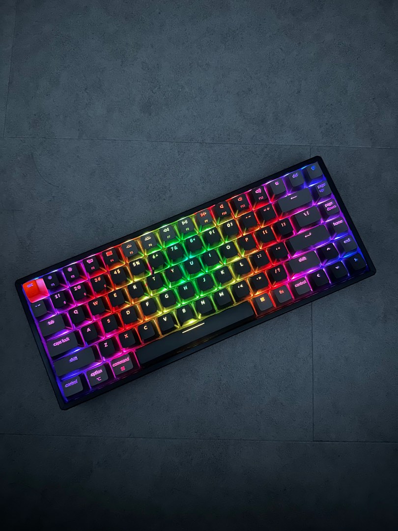 Keychron K2 Wireless RGB Backlit Mechanical Keyboard (Gateron Red ...