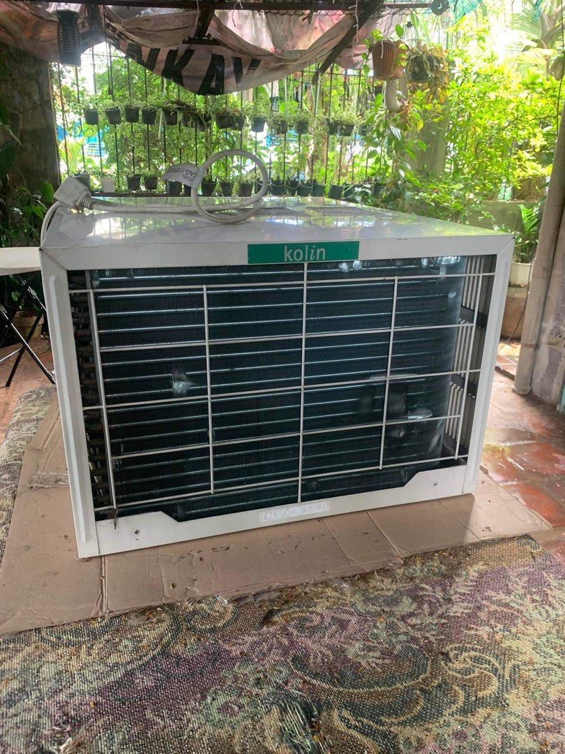 Kolin Inverter Aircon Window Type 1HP, TV & Home Appliances, Air ...