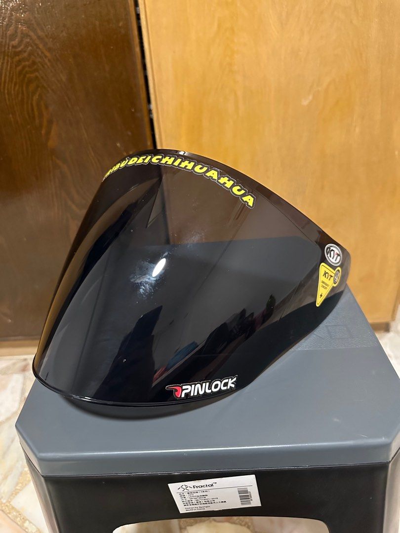 Kyt Venom Dark Smoke Visor, Motorcycles, Motorcycle Accessories on ...