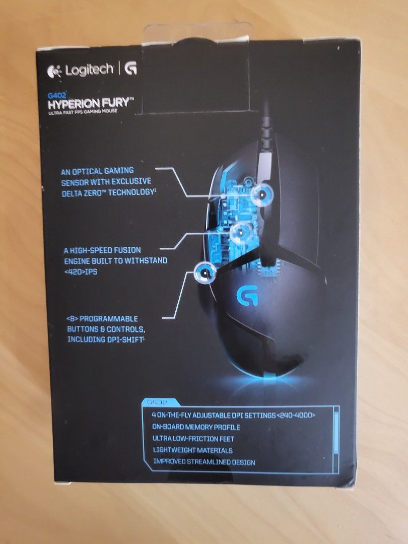 Logitech G402 gaming mouse, Computers & Tech, Parts & Accessories ...