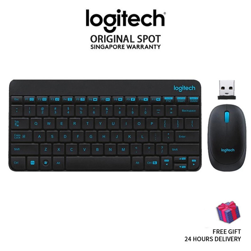 Logitech Mk245 Wireless Keyboard Mouse Combo Office Keyboard Mouse Set Computer Laptop Tablet