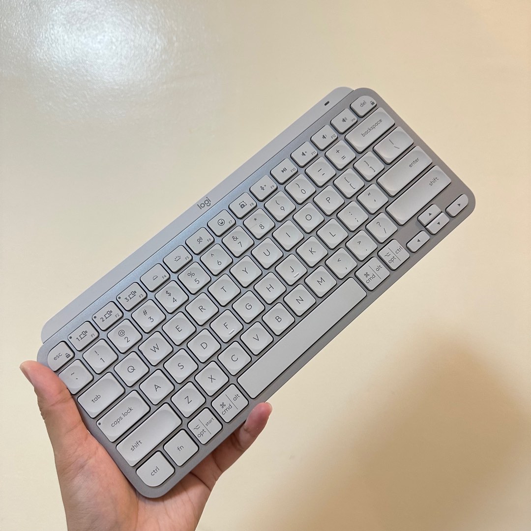 Logitech MX Keys Mini (Gray/White), Computers & Tech, Parts ...