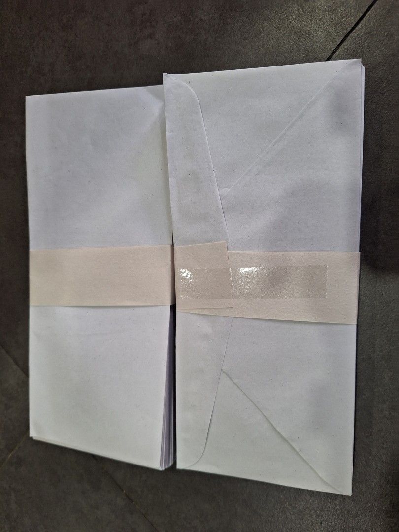 Long white letter envelope, Hobbies & Toys, Stationary & Craft ...