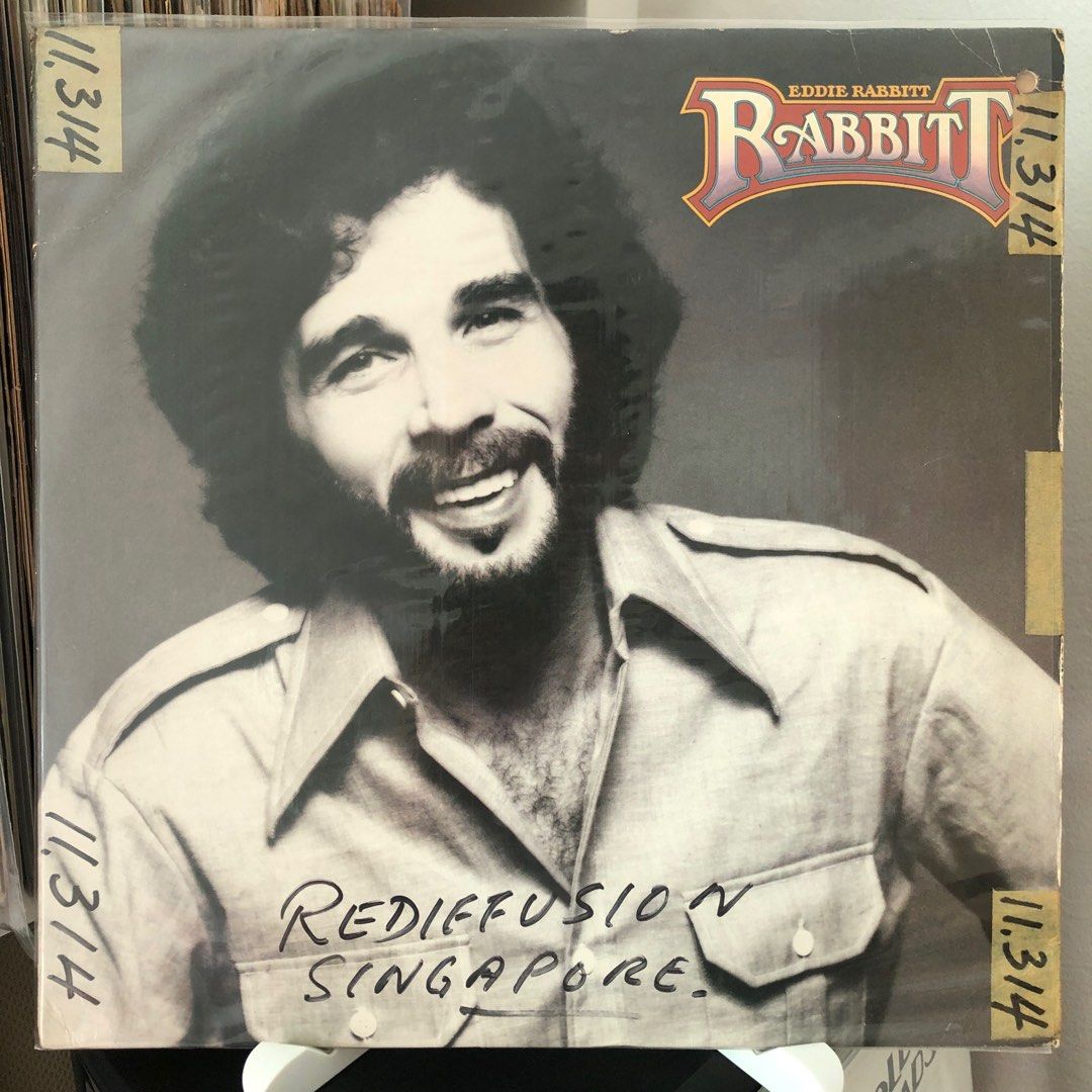 (LP) Eddie Rabbitt - Rabbitt 1977 vinyl, Hobbies & Toys, Music & Media ...