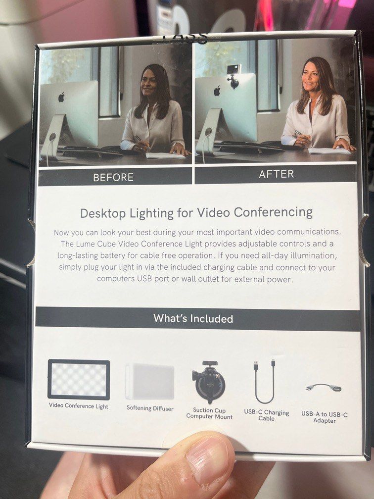 Lume Cube Video Conferencing Light, Computers & Tech, Parts ...