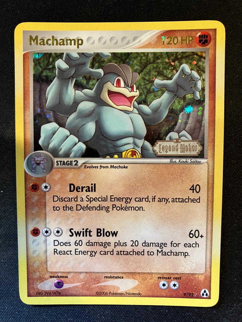 Machamp Reverse Holo Legend Maker, Hobbies & Toys, Toys & Games on ...