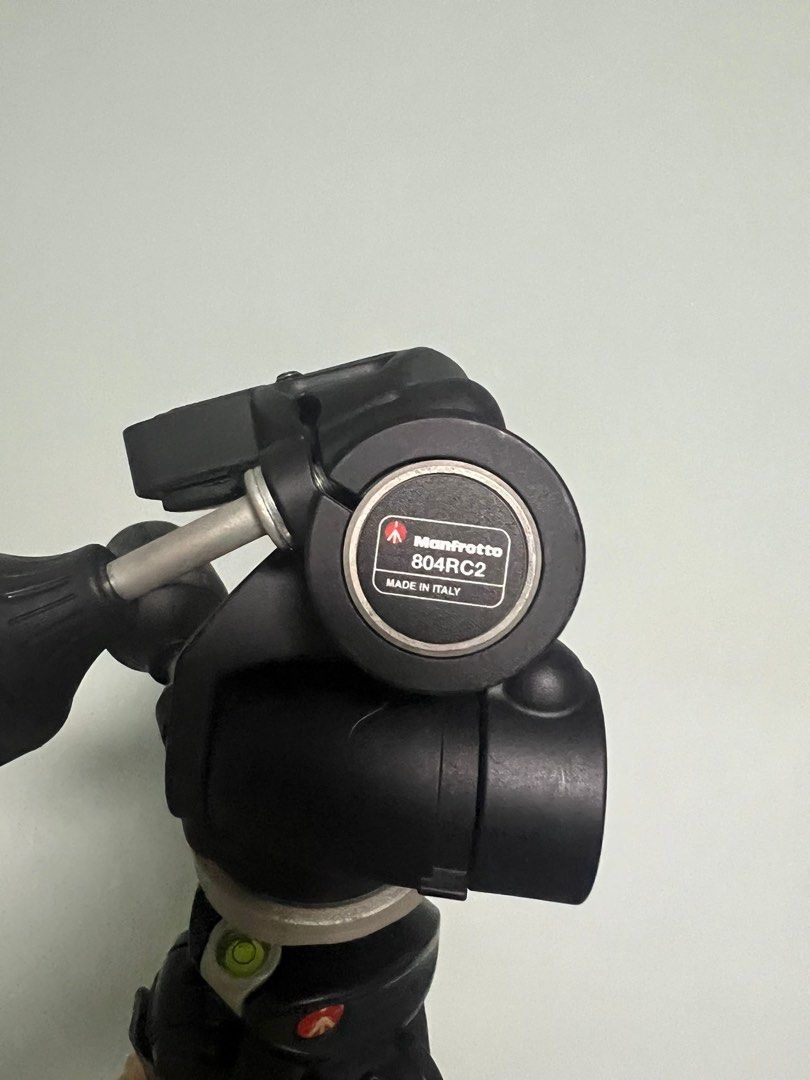 Manfrotto Tripod 190XPROB Pro + 804RC2 + Bag, Photography, Photography ...