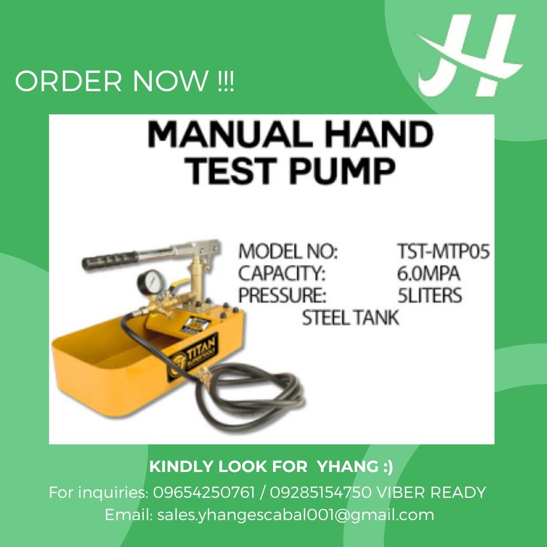 Manual hand test pump on Carousell