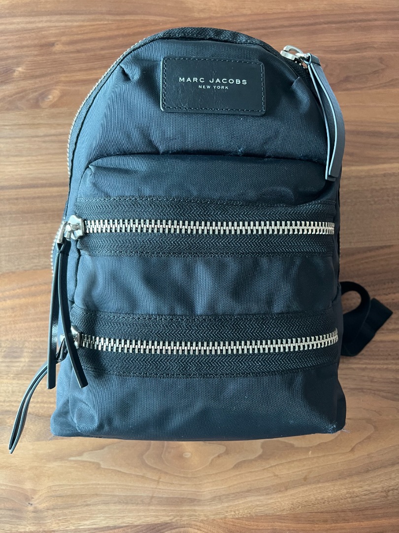 Marc Jacobs Biker Nylon Medium Backpack, Women's Fashion, Bags ...