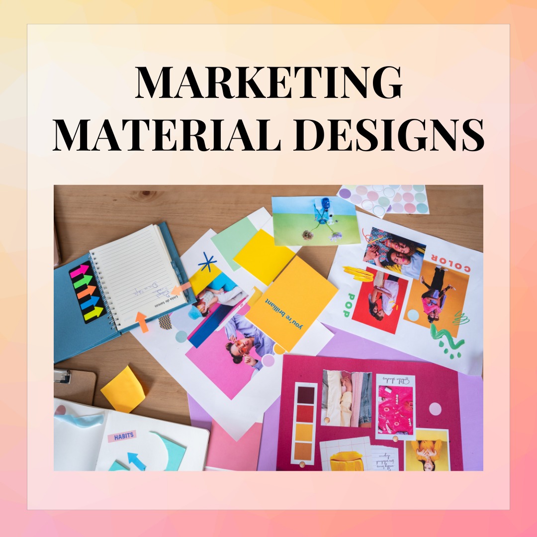 Marketing Materials Design | Flyer, Brochure, Bunting, Business Card ...