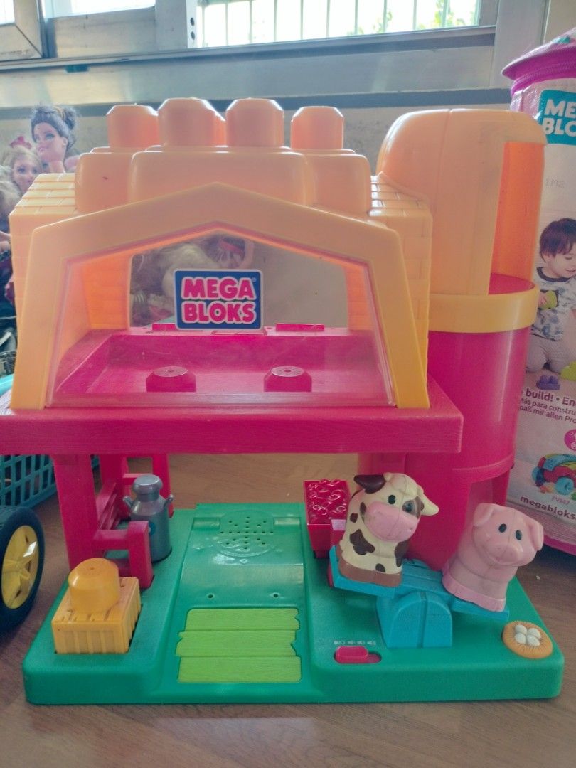 MEGA BLOCKS MY FIRST BUILDERS MUSICAL FARM.SET-BARN, Hobbies & Toys ...