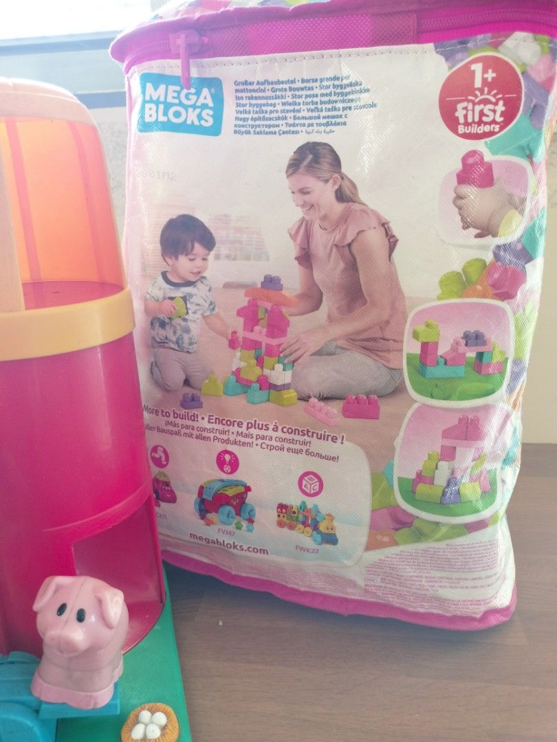 MEGA BLOCKS MY FIRST BUILDERS MUSICAL FARM.SET-BARN, Hobbies & Toys ...