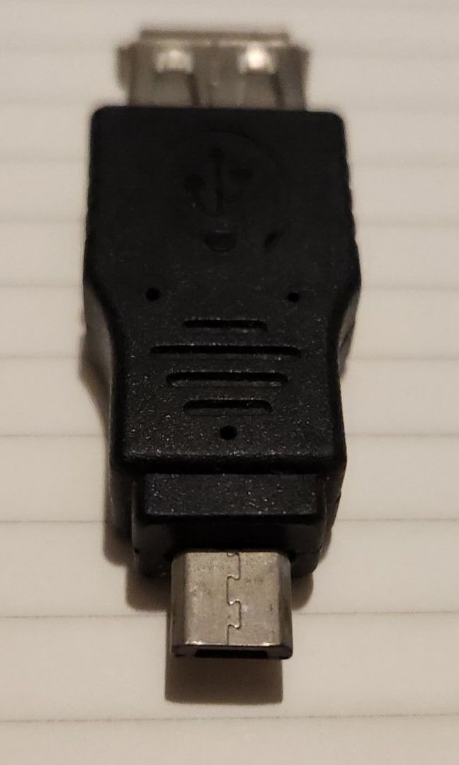 MicroUSB Male To USB A Female Adapters Computers Tech Parts Accessories Cables Adaptors