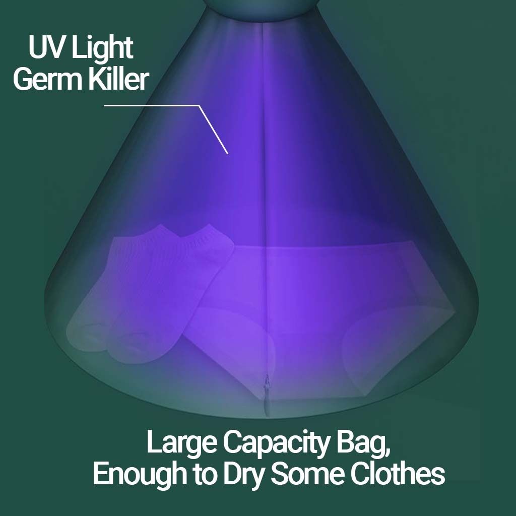 Mini UV Clothes Dryer Portable Laundry Shoes Dryer Dehumidifier Indoor ...