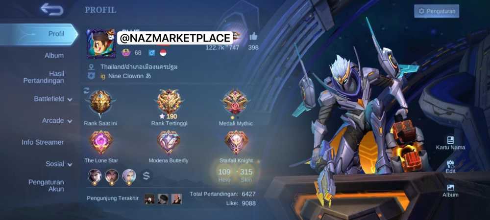 MLBB EX 190 IMMORTAL ACCOUNT, Video Gaming, Video Games, Others on ...