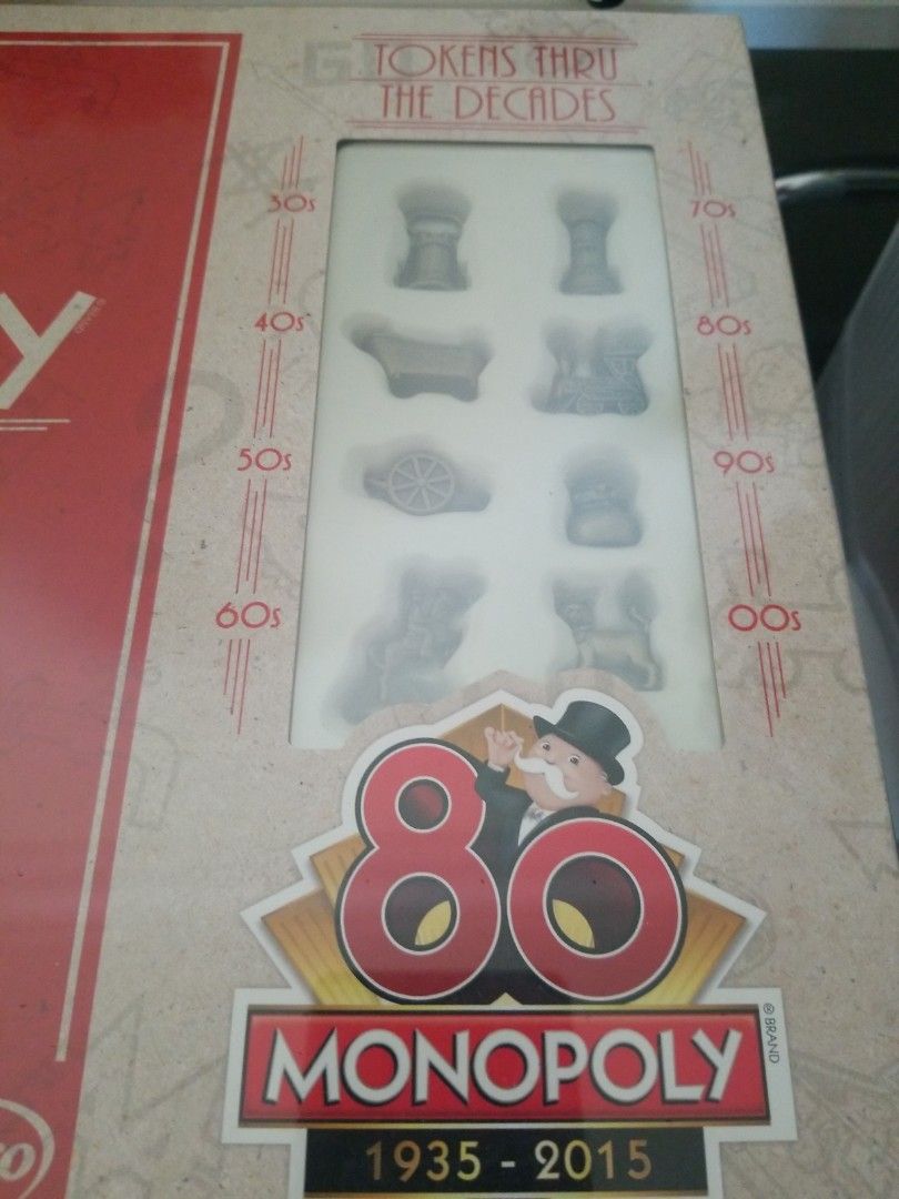 Monopoly 80th Anniversary Edition, Hobbies & Toys, Toys & Games on ...