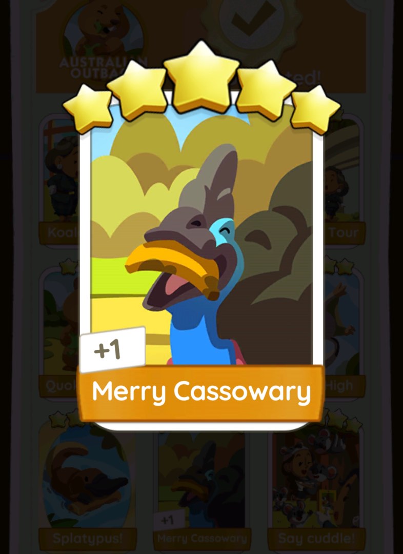 Monopoly Go Cards - Howly Cubs, Preening Time, Lion Around, Say Cuddle ...