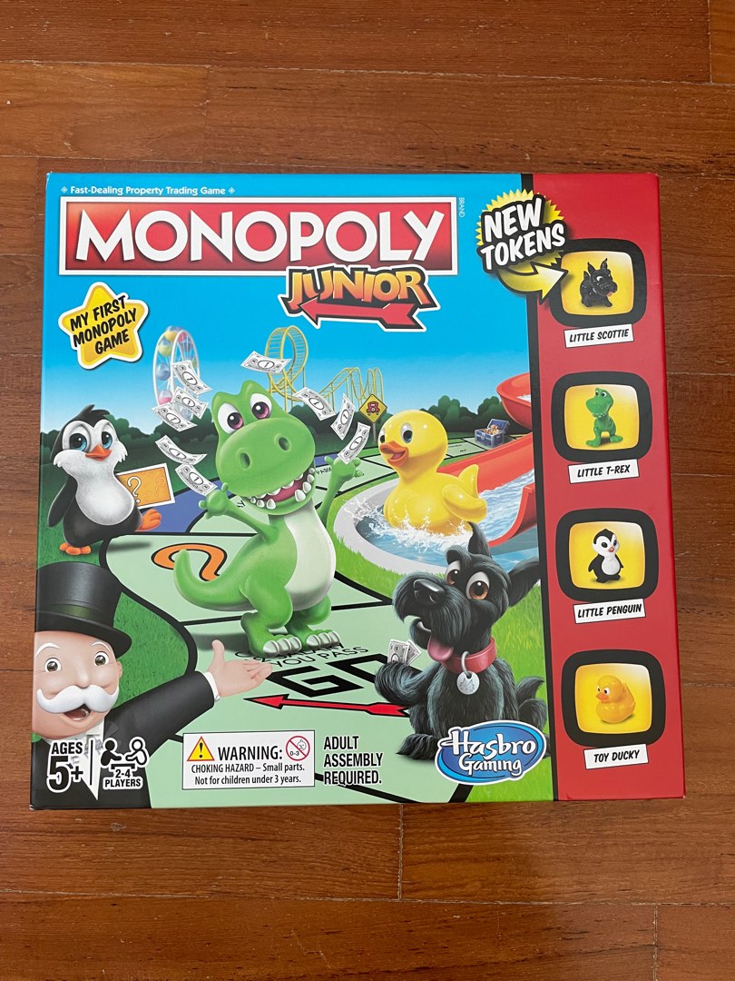 Monopoly junior, Hobbies & Toys, Toys & Games on Carousell
