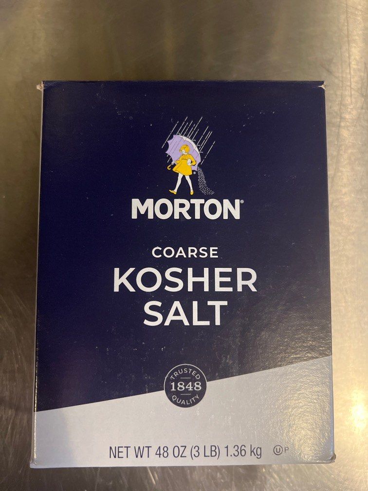 Morton kosher salt, Food & Drinks, Spice & Seasoning on Carousell