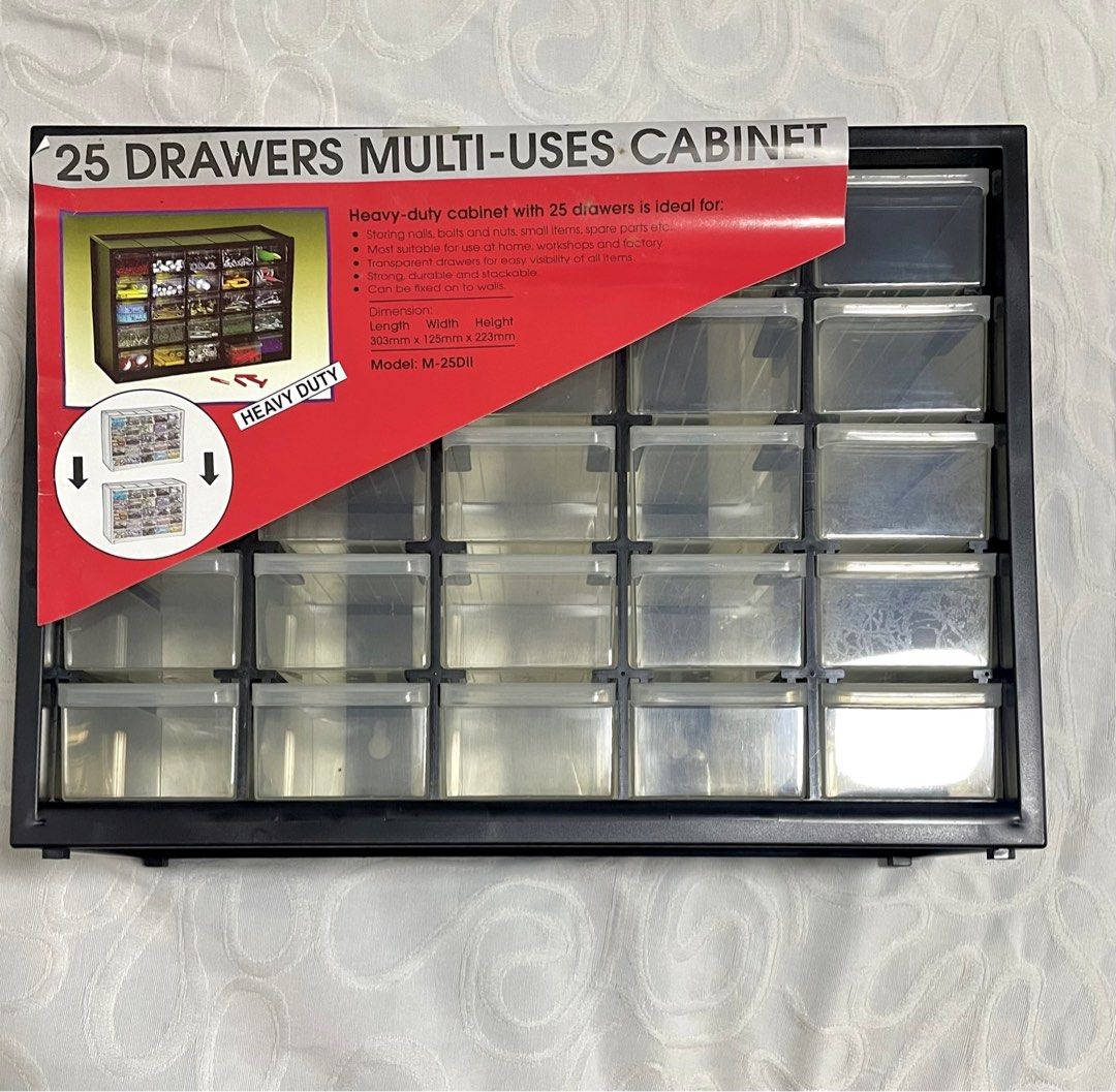 Multi-uses cabinet with 25 drawers, Women's Fashion, Jewelry ...