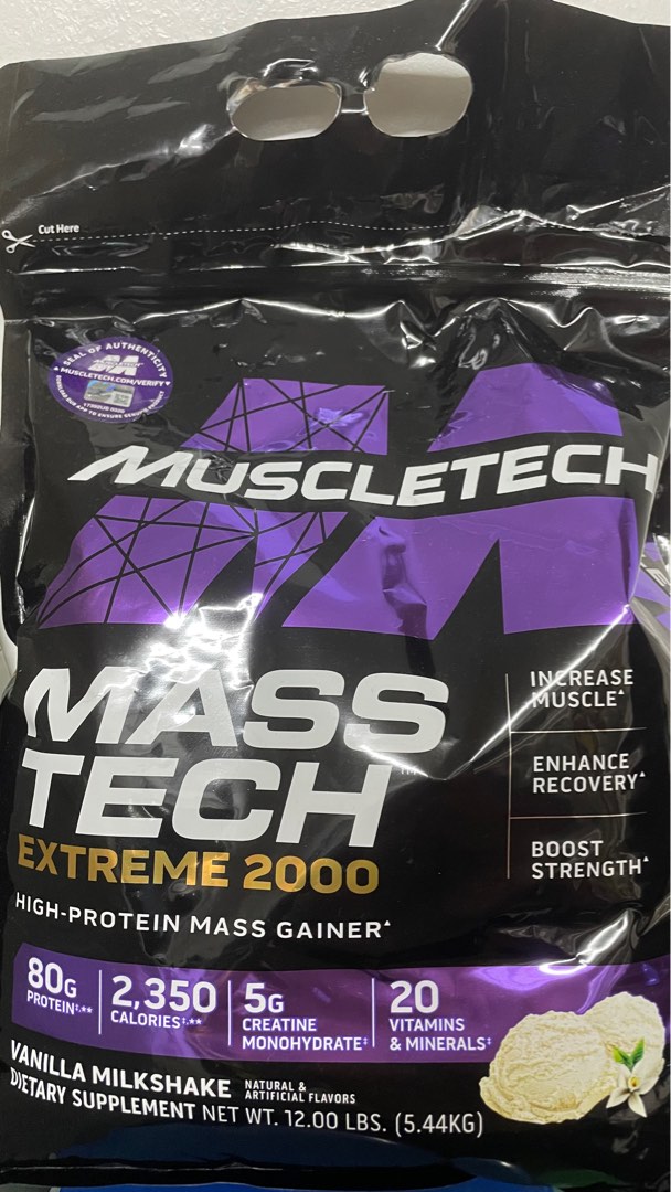 Muscletech Mass Gainer, Food & Drinks, Beverages on Carousell