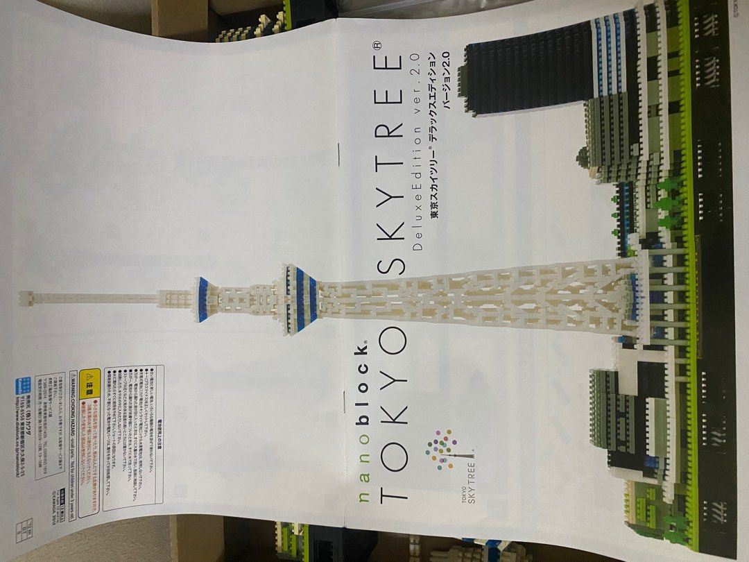 Nanoblock Tokyo Skytree Deluxe Edition Ver. 2.0, Hobbies & Toys, Toys & Games on Carousell