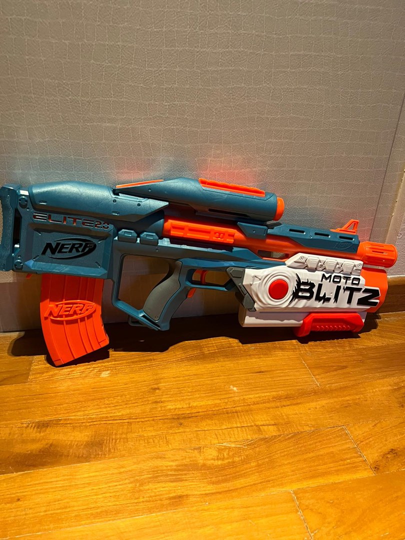 Nerf motoblitz dart blaster, Hobbies & Toys, Toys & Games on Carousell