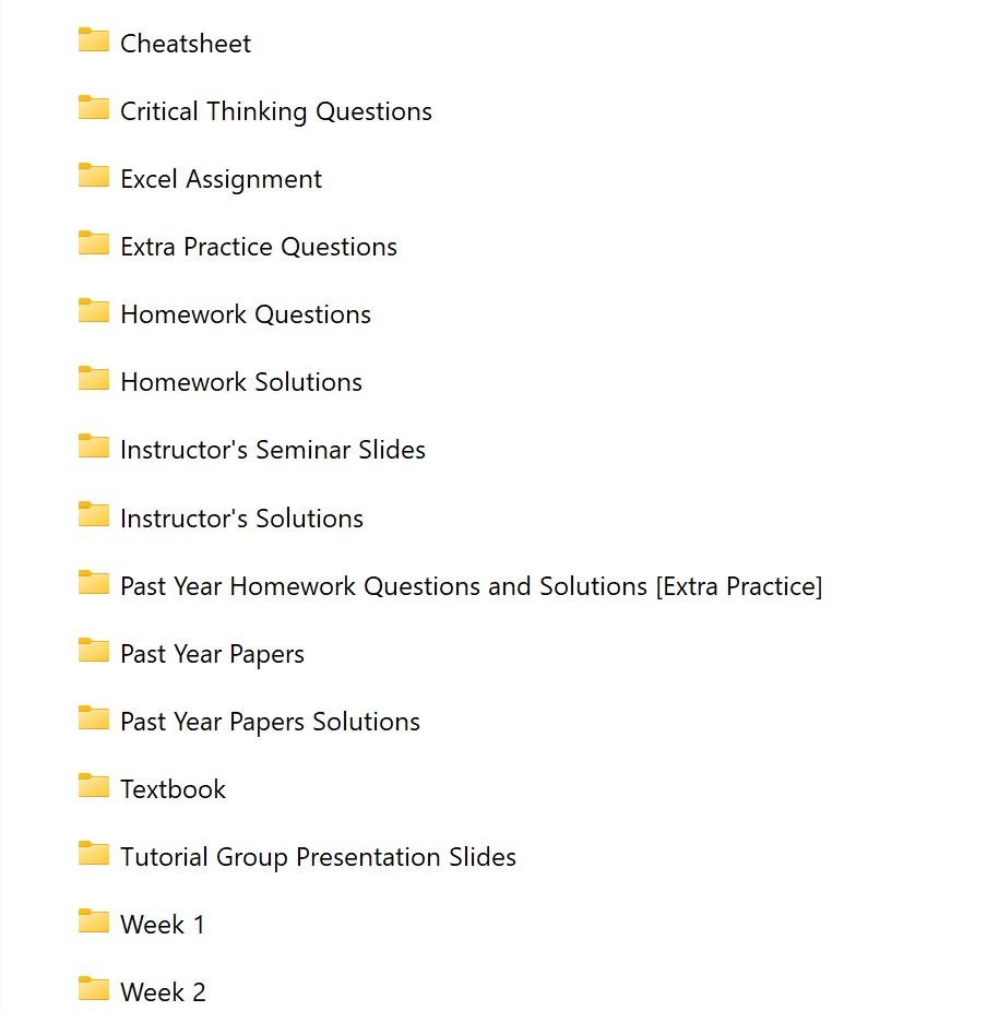 NTU NBS BF2201/BF2219 Investments (Grade Attained: A+) (Includes loads ...