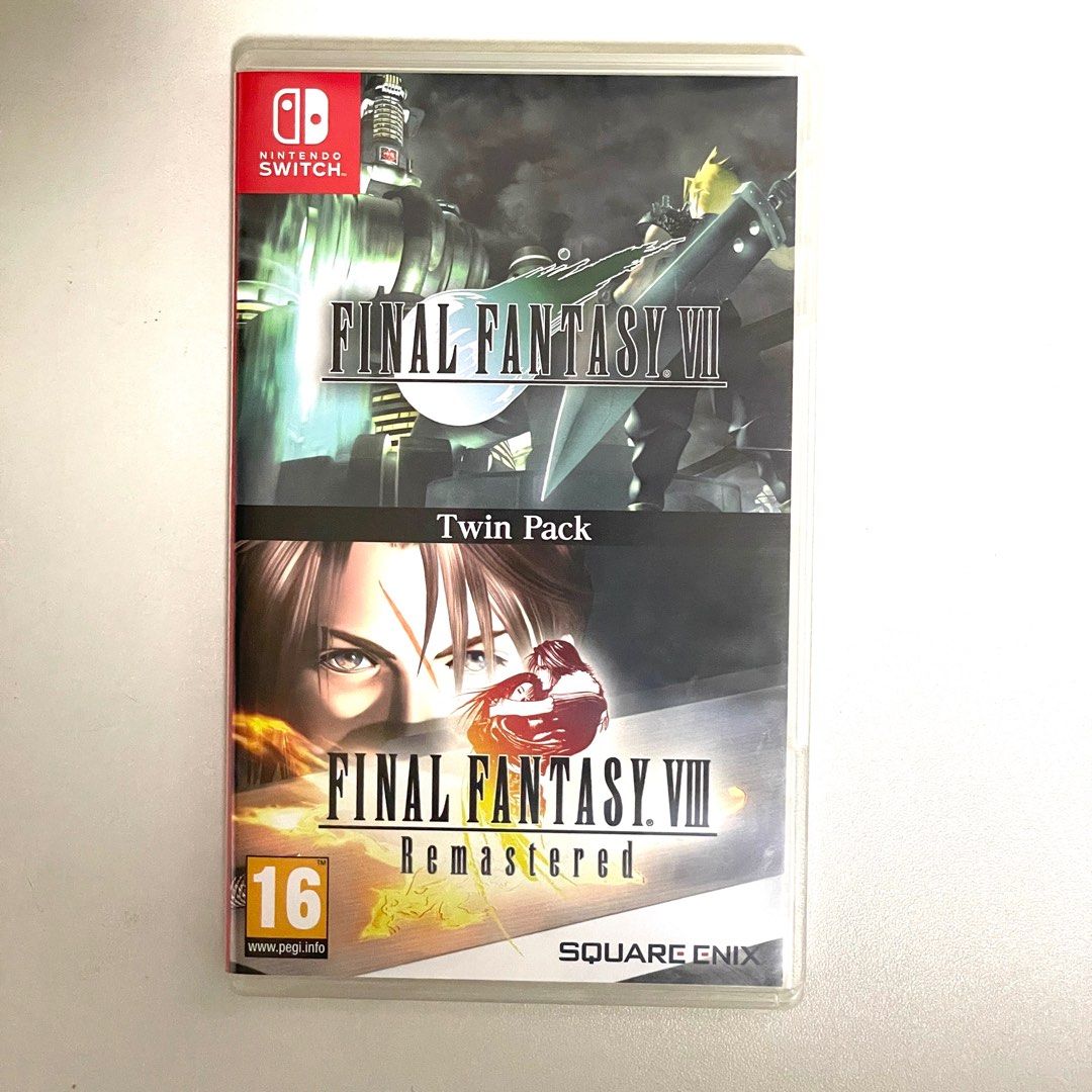 Nintendo Switch Final Fantasy VII / VIII (7/8) Remastered, Video Gaming ...