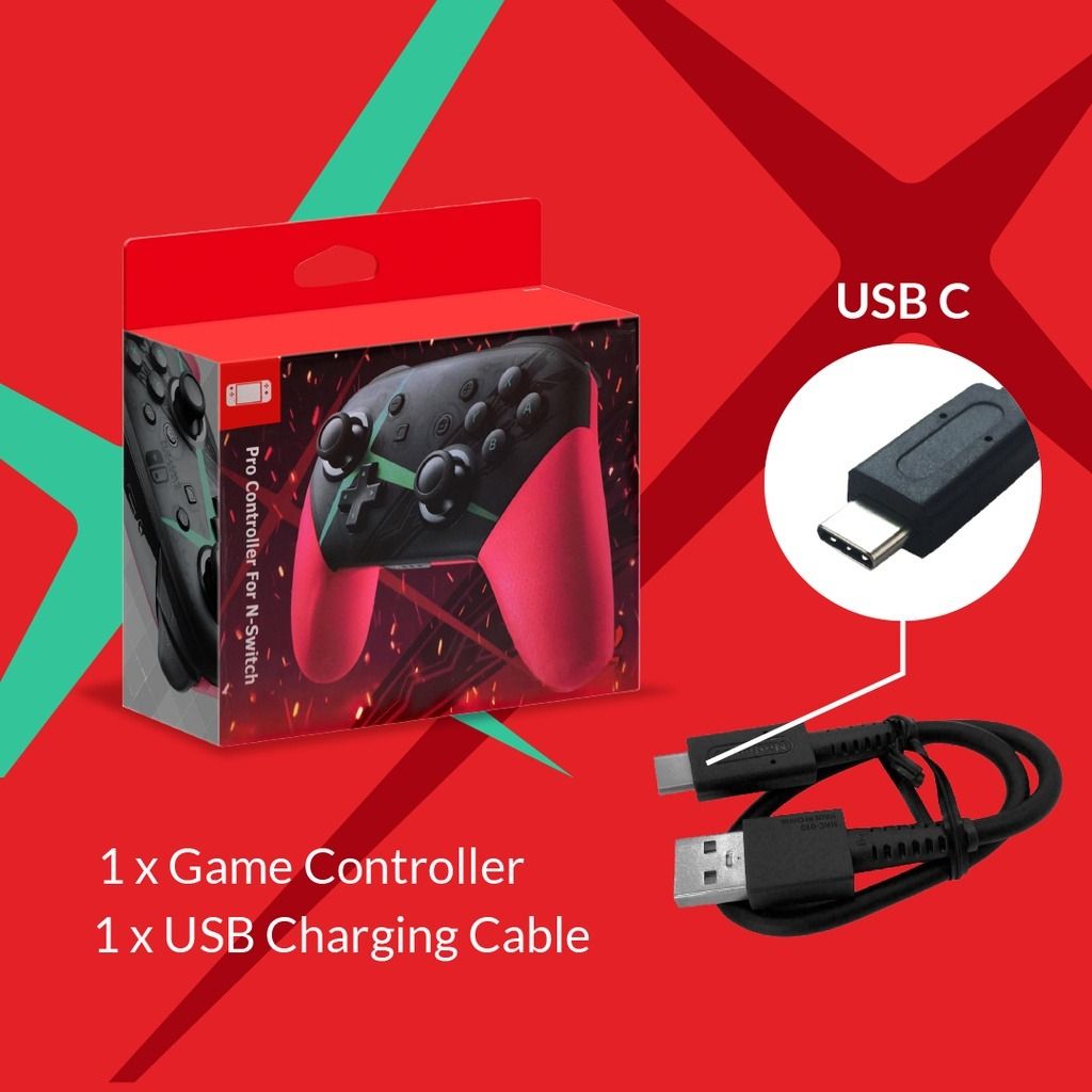 Nintendo Switch Pro Wireless Controller Gamepad Wireless Joystick Xenoblade Edition, Video ...