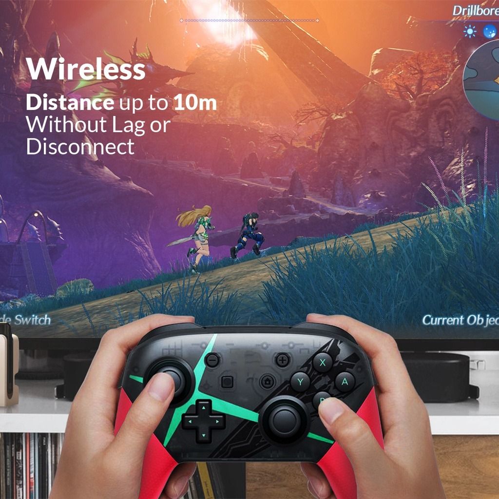 Nintendo Switch Pro Wireless Controller Gamepad Wireless Joystick ...