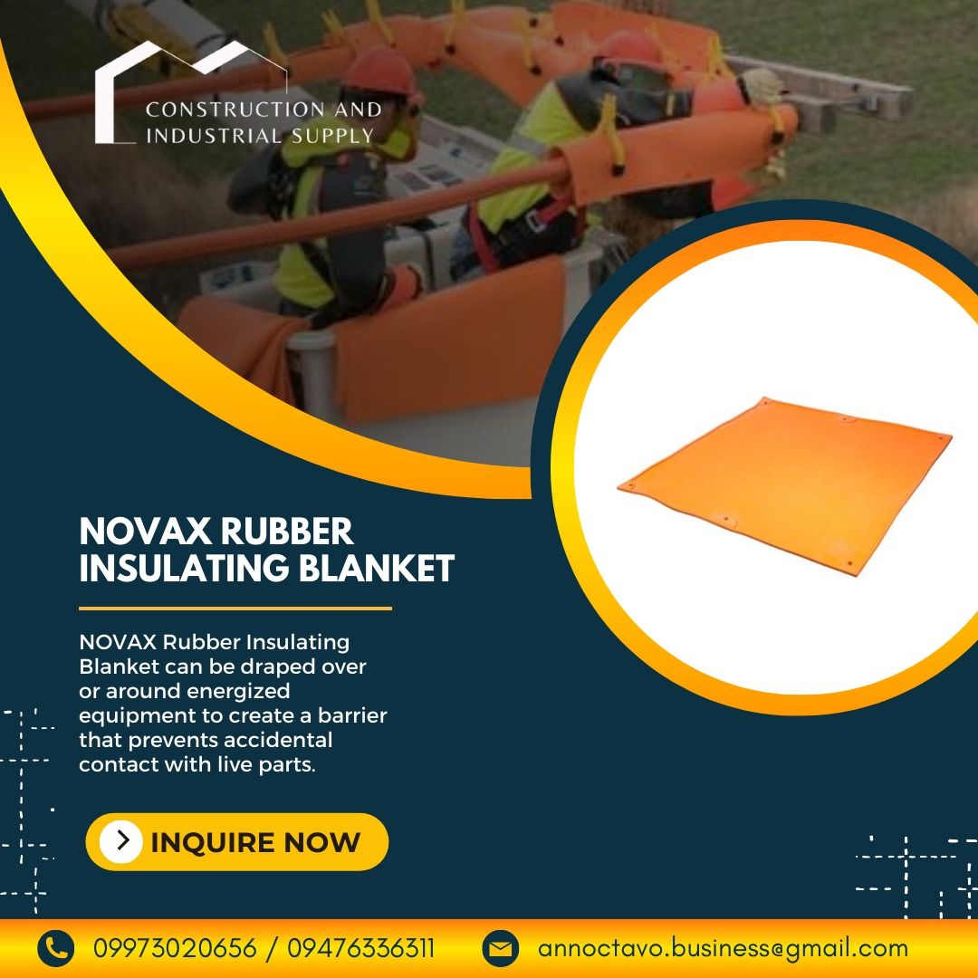 NOVAX Rubber Insulating Blanket | Safety Equipment | Safety Apparel ...