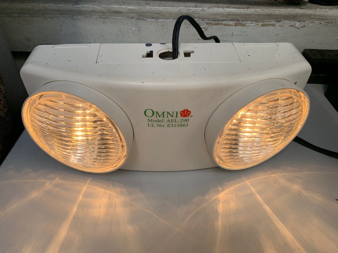 Omni Emergency Light Model AEL-290 with New Battery on Carousell