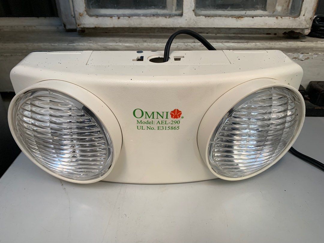 Omni Emergency Light Model AEL-290 with New Battery on Carousell