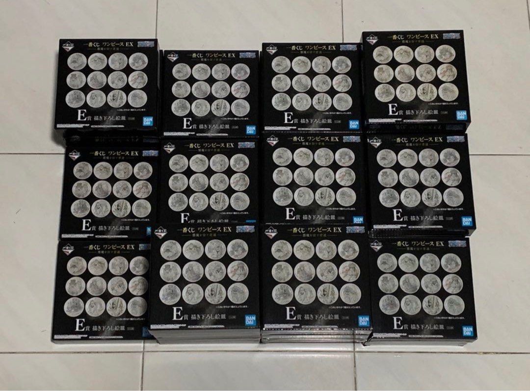 One Piece Kuji Plate (Prize E) & Cup (Prize G), Video Gaming, Gaming ...