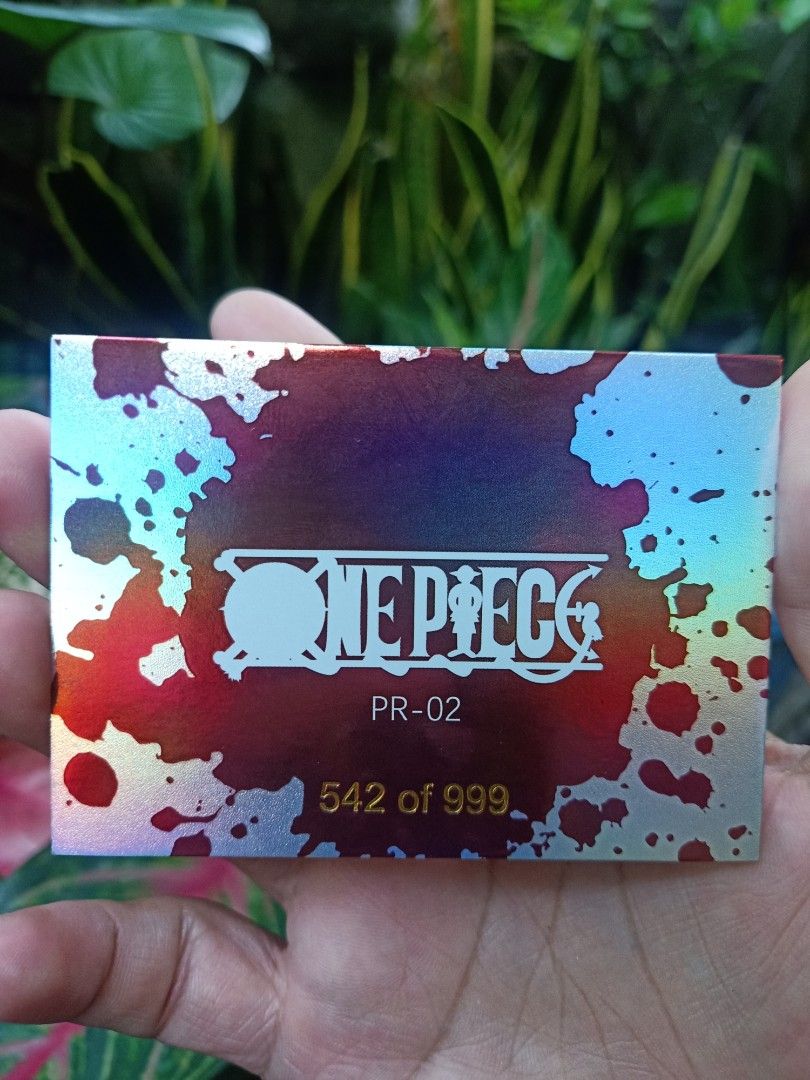 One piece numbered card 5 pcs.thick card + Usopp metal card 1.Mihawk 2 ...