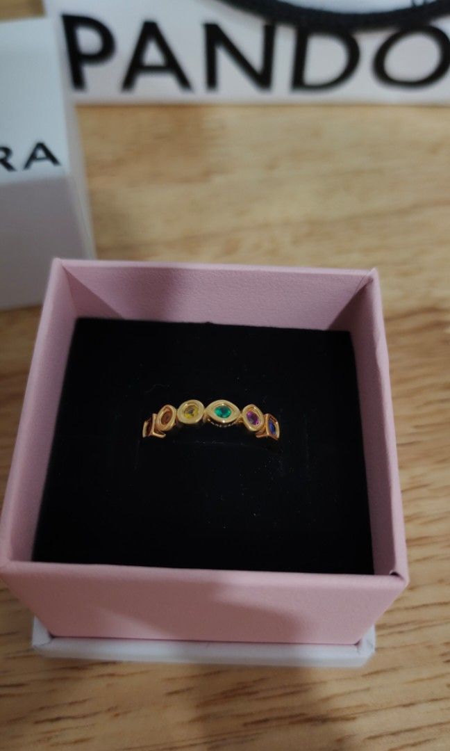Pandora x Marvel The Avengers Infinity Stones Ring, Luxury, Accessories ...