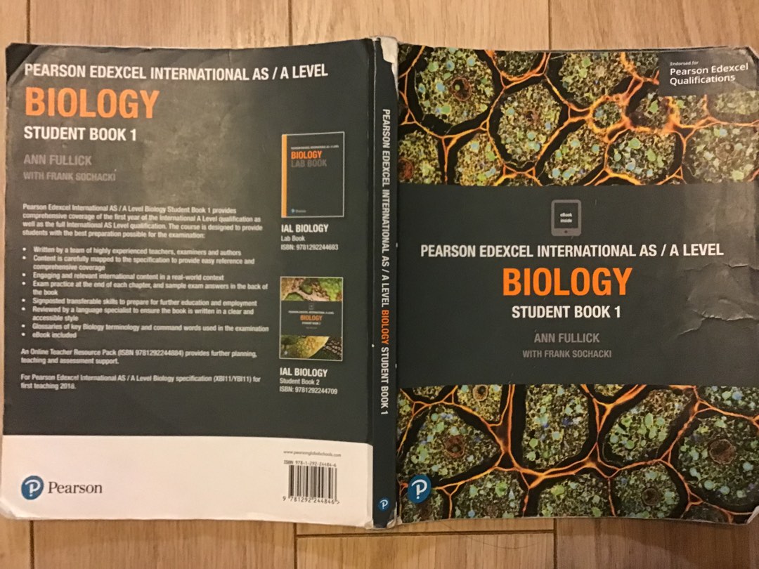 Pearson Edexcel IAL Biology Book 1 & Lab Book, 興趣及遊戲, 書本 & 文具, 教科書 ...