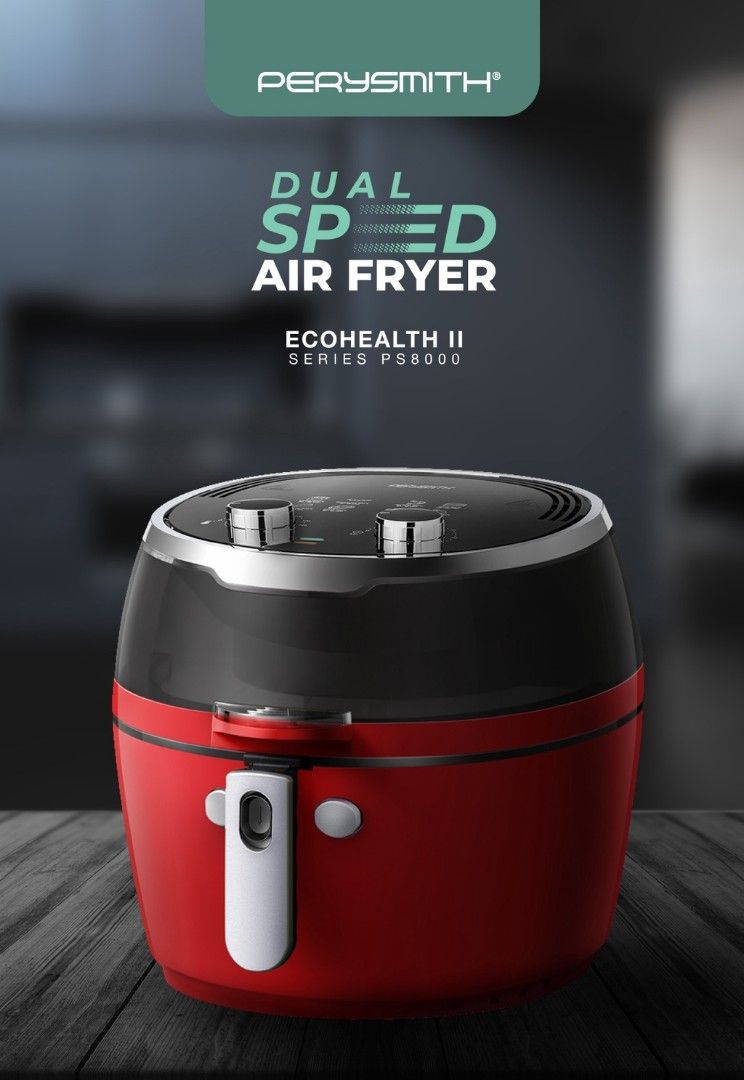 Perysmith Dual Speed Air Fryer, TV & Home Appliances, Kitchen ...