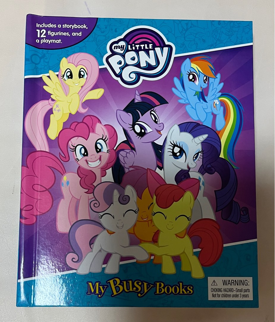 Phidal My Little Pony My Busy Book ( a storybook, 12 figurines and a ...