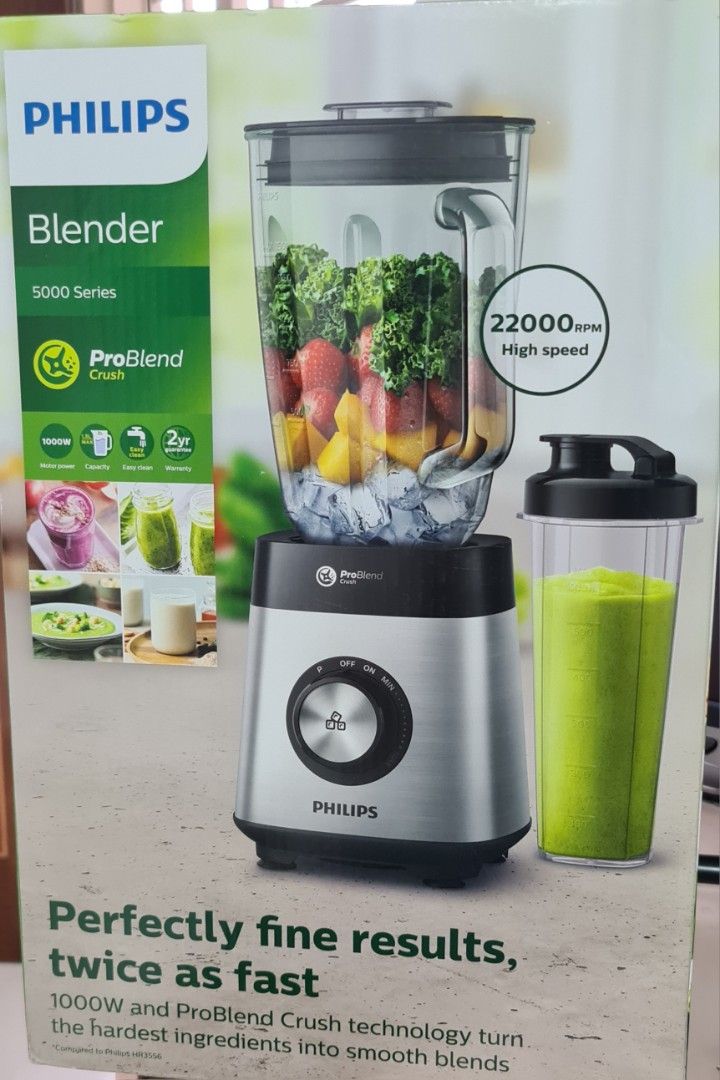 Philips Blender 1000w 5000 series, TV & Home Appliances, Kitchen ...