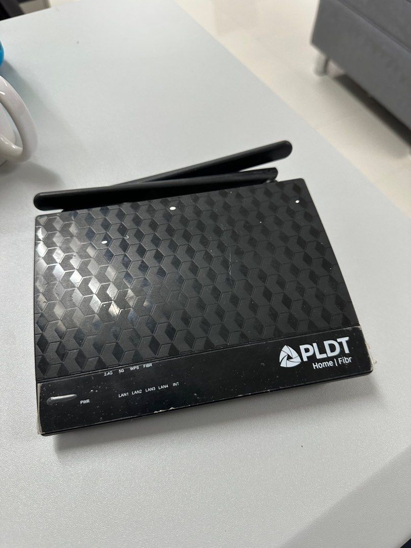 PLDT Home Fibr Router w/ Adapter, Computers & Tech, Office & Business ...