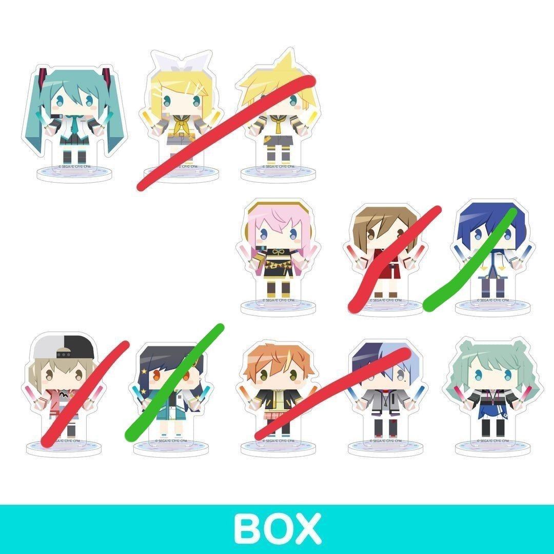 [PO] Project Sekai Virtual Live Cube Standee [Vivid Bad Squad/Virtual ...