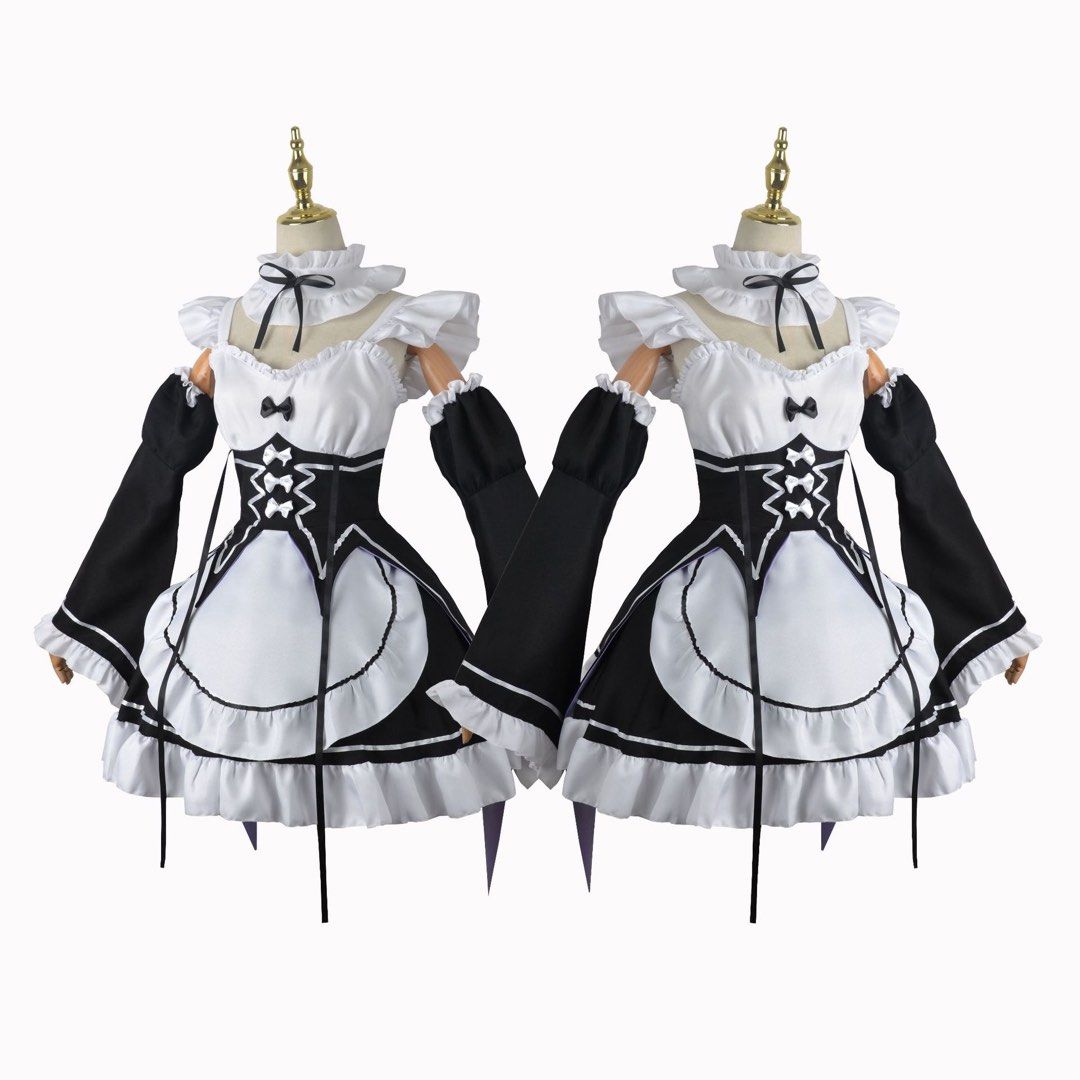 [PO] Ram & Rem Re:Zero Maid Cosplay, Hobbies & Toys, Memorabilia ...