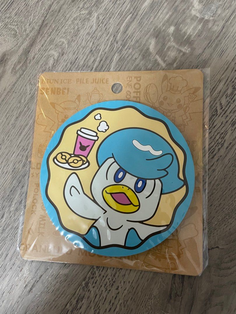 Pokemon Cafe Japan Exclusive Quaxly Rubber Coaster, Hobbies & Toys ...