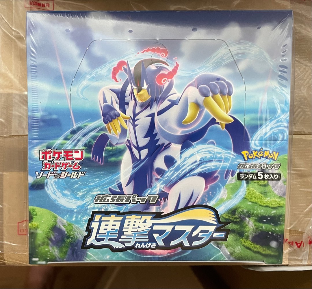 Pokemon Japanese Rapid Strike S5R Booster Box, Hobbies & Toys, Toys ...