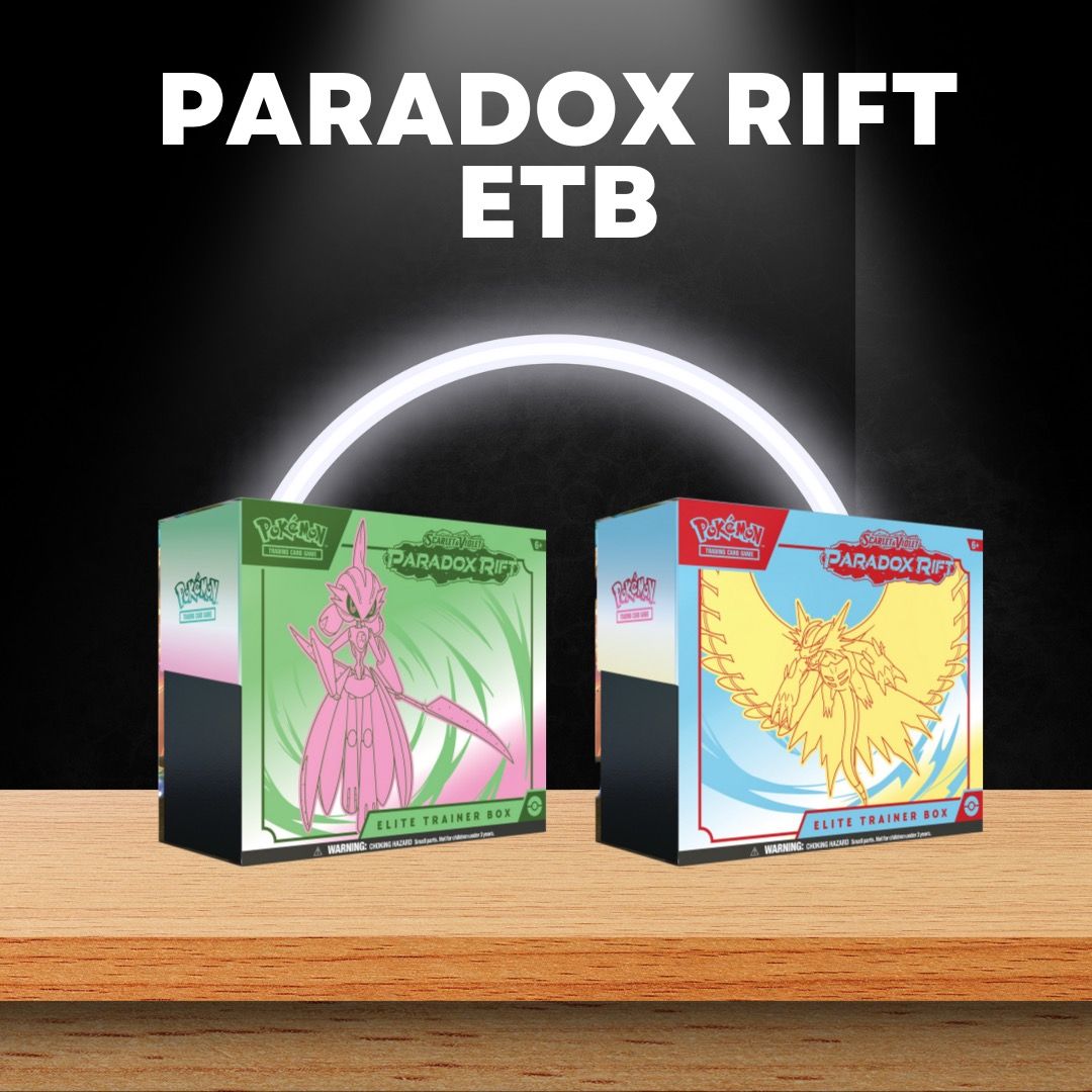 Pokemon TCG Sv04 Paradox Rift Etb Elite Trainer Box, Hobbies & Toys ...