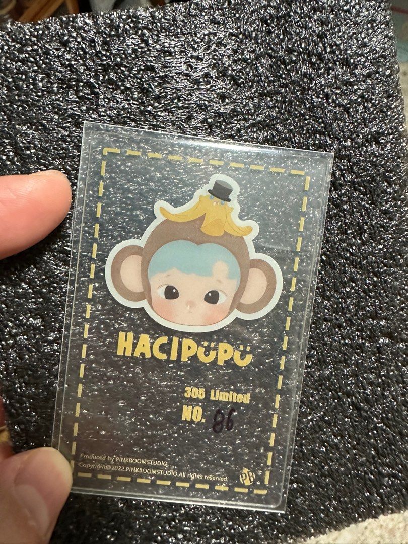 Popmart hachipupu blindbox little monkey, Hobbies & Toys, Toys & Games ...