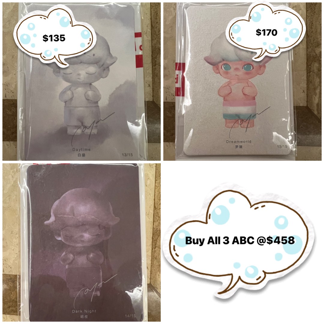 Popmart Pop Mart Dimoo Retro series Daytime/Dark Night/Dreamworld ...