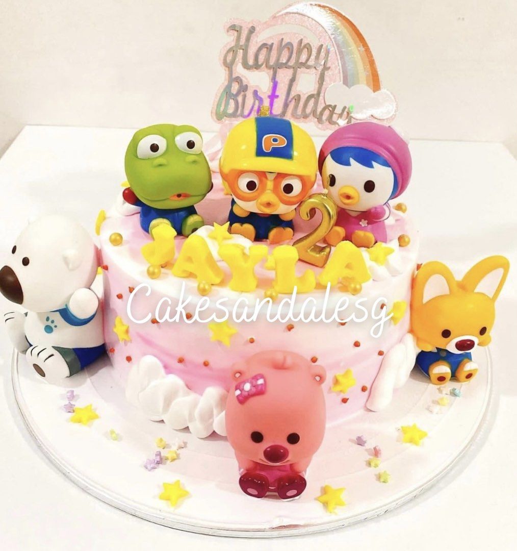 Pororo And Friends Cake Celebrate With Cake!: Pororo And Friends Two